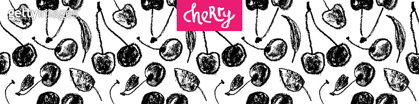Color Cherry banner template. Vector Cherry background. Vector Cherry ...