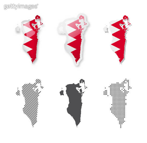 Bahrain - Maps Collection. Six maps of different designs. (1422939048 ...