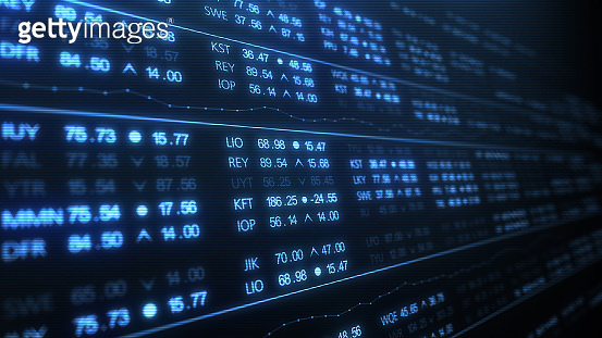 Stock market digital graph chart business indicator stock exchange ...