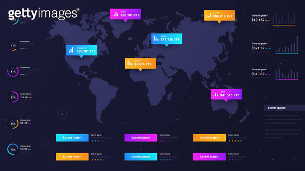 Maps infographics concept 이미지 (1439420001) - 게티이미지뱅크