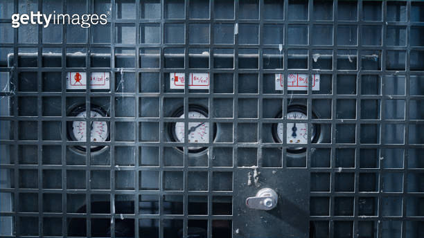 Factory indicator micrometer controlling pressure at manufacturing ...