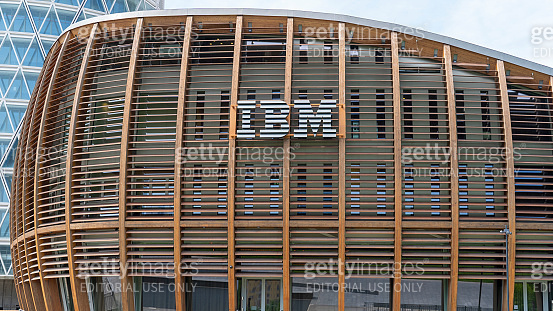 Milano, Italy. The IBM studios, the house of technological innovation ...