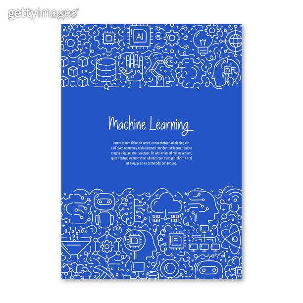 Machine Learning Related Objects and Elements. Hand Drawn Vector Doodle ...