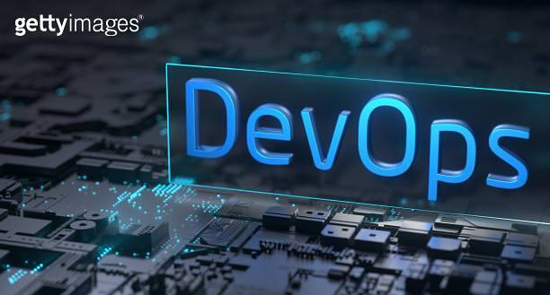 Devops software development operations. Programmer administration ...