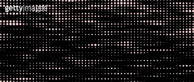 Corrupted code. Vector halftone texture. Cybernetic futuristic ...