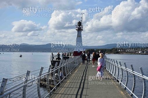 Ogden Point Breakwater Lighthouse, Victoria British Columbia Canada ...