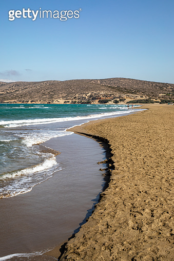 Macheria beach on Rhodos island, Dodecanese (1397337979) - 게티이미지뱅크