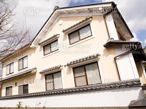 Traditional Edo period style merchant house in historic Uchiko town ...