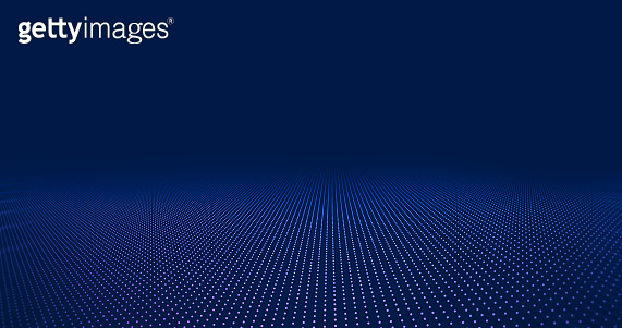 Abstract floor technology background with blue led light. Metaverse ...