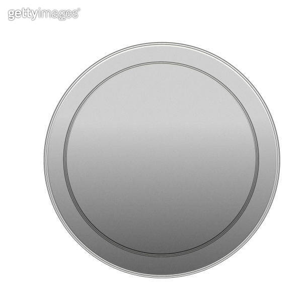 round metal silver vintage shield design illustration 이미지 (1371266044 ...
