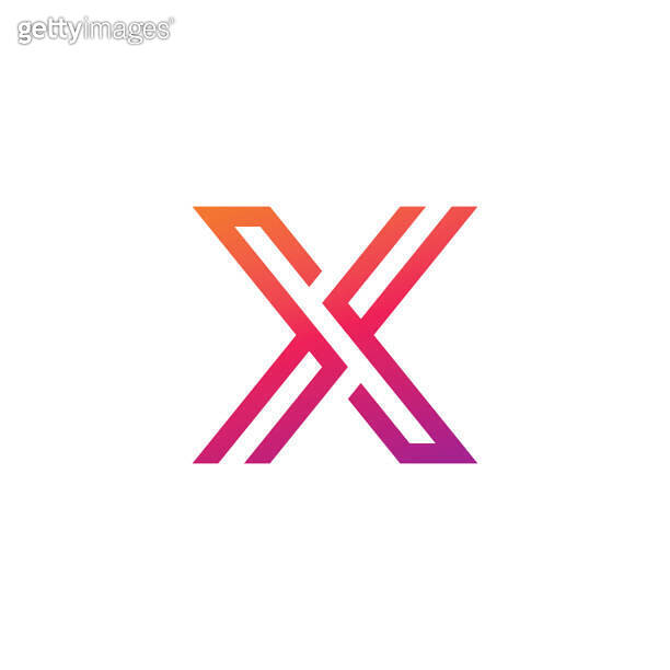 X symbol Design and template. Creative X icon initials based Letters in ...
