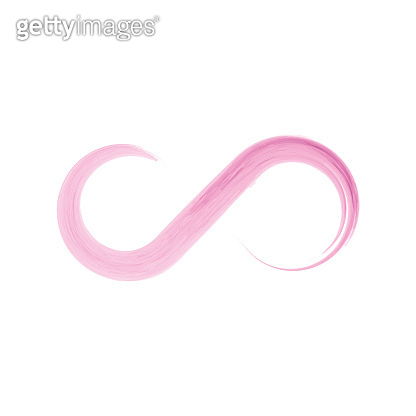 Violet infinity symbol icon. Hand drawn watercolor vectori illustration ...