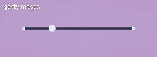 3d scrollbar, vector illustration. Volume, brightness. Panel slider bar ...