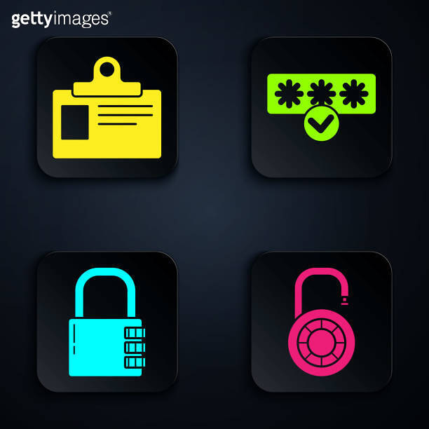 Set Safe combination lock wheel , Identification badge, Safe ...