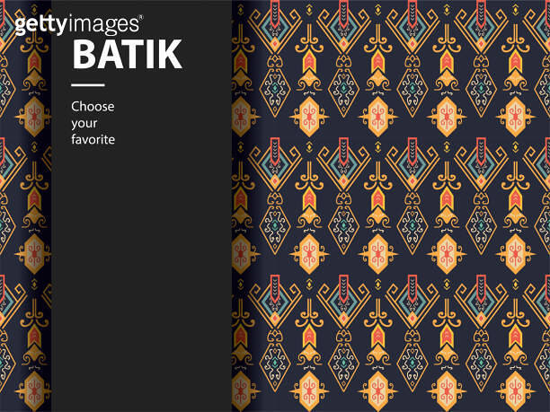 batik pattern traditional indonesia motif java culture backdrop ...