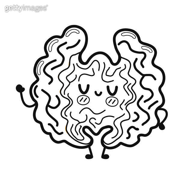 Walnut characters. Vector kawaii line cartoon style illustration. Cute ...