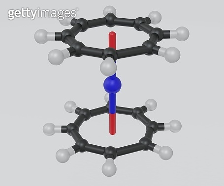 3d Structure of Americium the Uranocene with a uranium atom (1406444440 ...