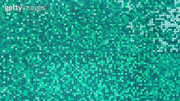 multi color of green turquoise texture pool tile. green and white ...