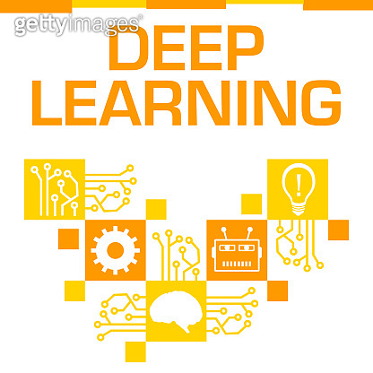 Deep Learning Yellow Orange Squares Symbols Circuit Elements ...