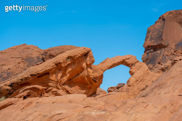 Valley of Fire Arch rock 이미지 (1418810824) - 게티이미지뱅크