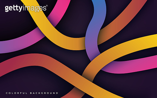 modern abstract colorful gradient circle shape overlap layers background. eps10 vector 이미지 ...