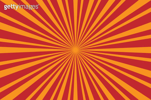 Colorful red and orange ray star Pattern Background (1383964510) - 게티이미지뱅크