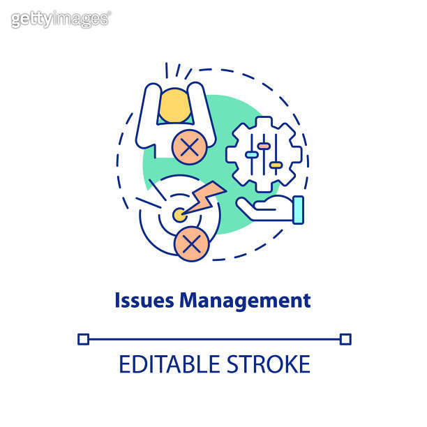 Issues management concept icon 이미지 (1371264531) - 게티이미지뱅크