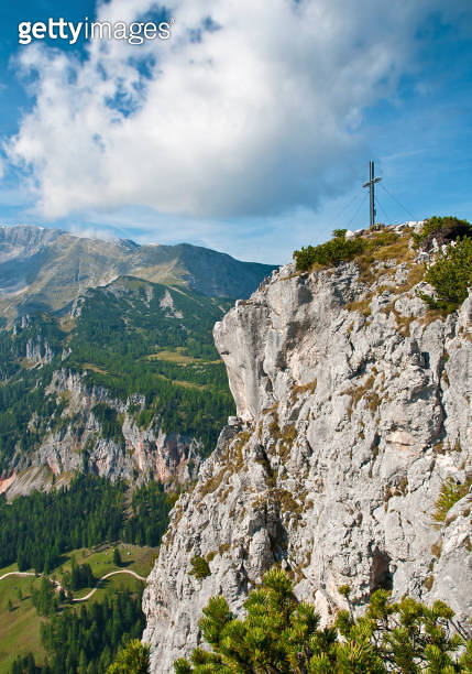 Hiking in Austria. Dead Mountains. Pyhrn-Priel Region. Wurzeralm 이미지 ...