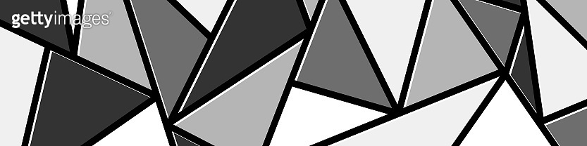 Black and white triangular mosaic background. Modern gray abstract vector texture. EPS 10 이미지 ...