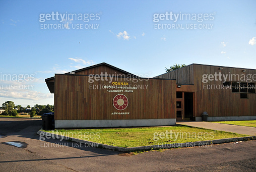 Community center, Odanak reservation - Abenaki nation, Quebec, Canada ...