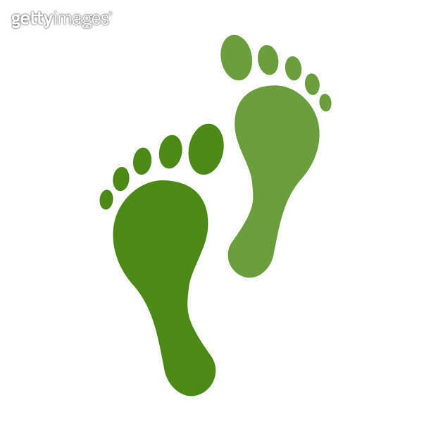Carbon neutral footprint, vector label design, icon 이미지 (1365128600 ...