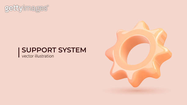 Customer service or Support - Realistic 3d design. 이미지 (1391240270 ...