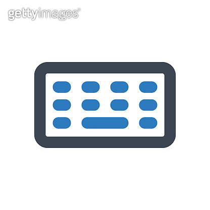 Keyboard icon - vector illustration . Keyboard, Keypad, Input, Typing ...