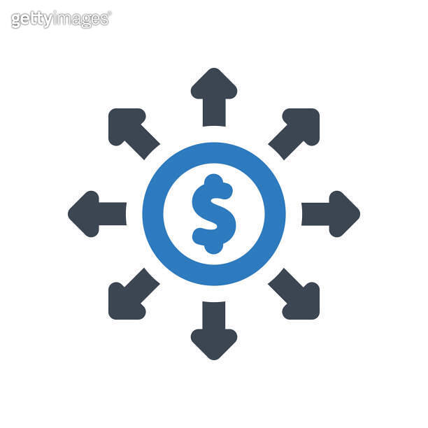 Budget icon - vector illustration . Budget, Spend, Contribute, Expense ...