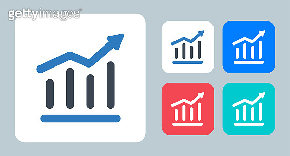 Graph icon - vector illustration . Analysis, Analytics, Chart, Graph, Growth, increase, Report ...