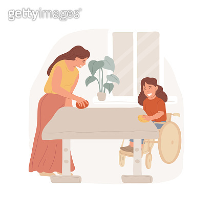 Learning practical skills isolated cartoon vector illustration. 이미지 ...