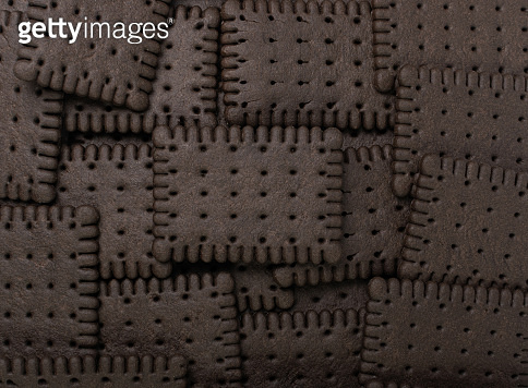 Chocolate Biscuit Texture Background, Black Quadratic Cookie Mockup ...