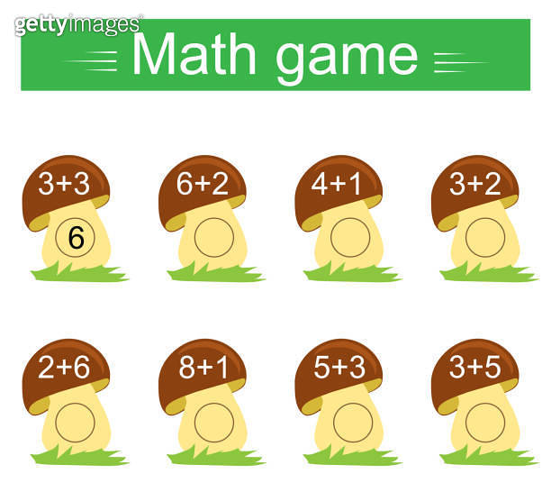 Math activity for kds. Developing numeracy skills. Number range up to ...
