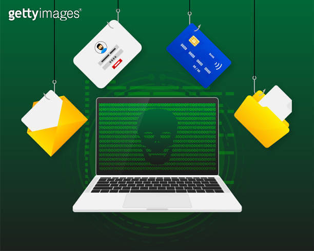 Coding Hacker And Cyber Criminals Phishing Stealing Private Personal Data User Login Password