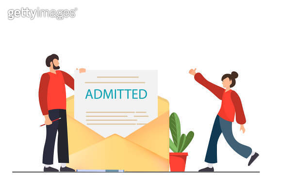 People happy with admitting the documents, recieving positive answer ...