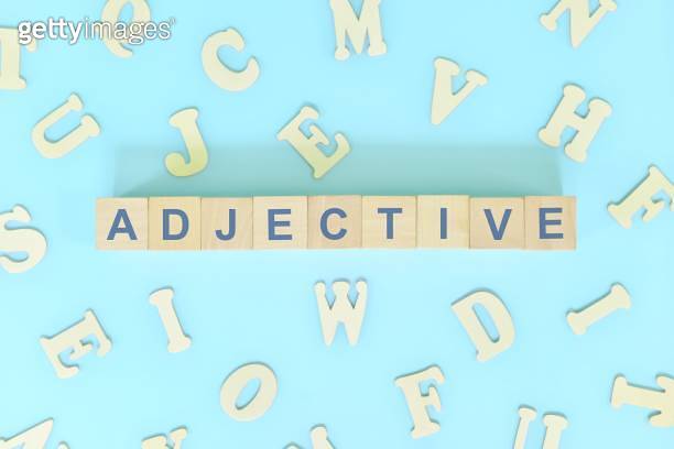 Adjective or adjectives concept in English grammar and learning class ...
