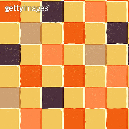 Checkered retro seamless pattern, an optical illusion, an arcade ...