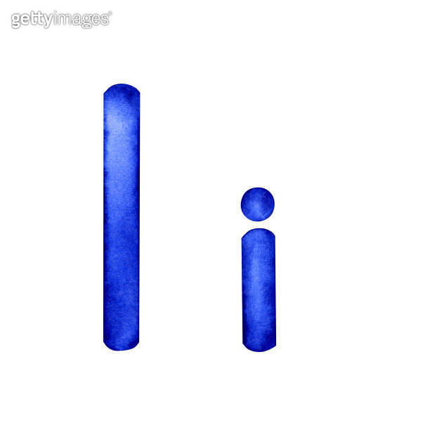 Letter I Capital and lower case 이미지 (1373152267) - 게티이미지뱅크