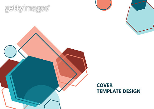 Modern template for business or technology presentation. Bright ...