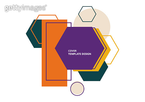Modern template for business or technology presentation. Bright ...