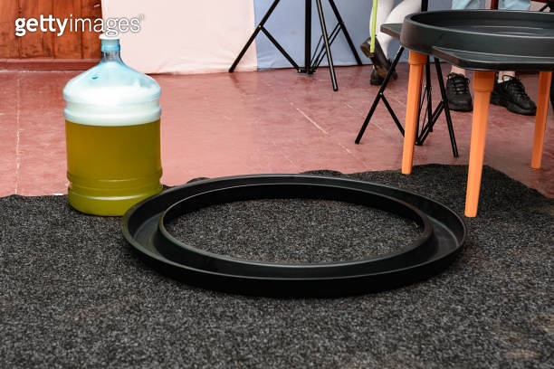 Form and soap solution for bubbles, the process of creating soap ...