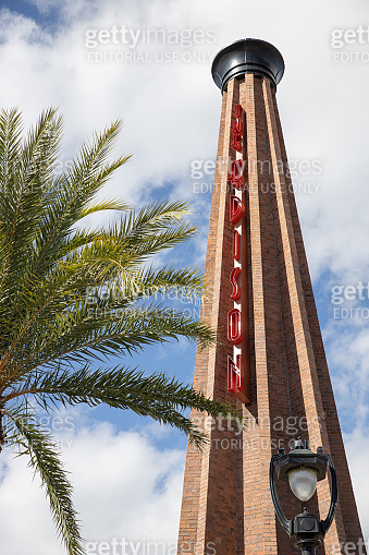 The Edison Restaurant in Lake Buena Vista, FL. (1449840594) - 게티이미지뱅크