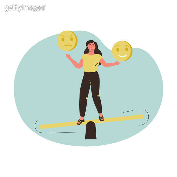 Emotional intelligence, balance emotion control feeling between work ...