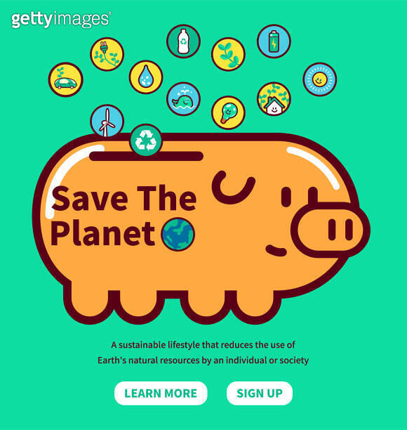 The concept of Save The Planet, sustainability, environmental ...