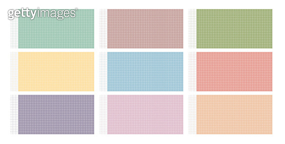 Color grids patterns set 이미지 (1410972863) - 게티이미지뱅크